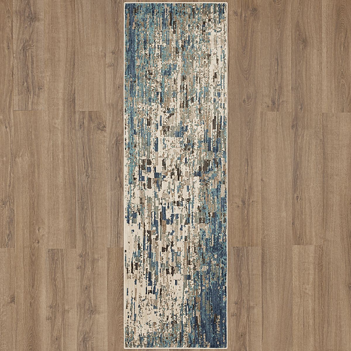 Drew & Jonathan Kawanda Lagoon Blue Rugs | Rooms to Go