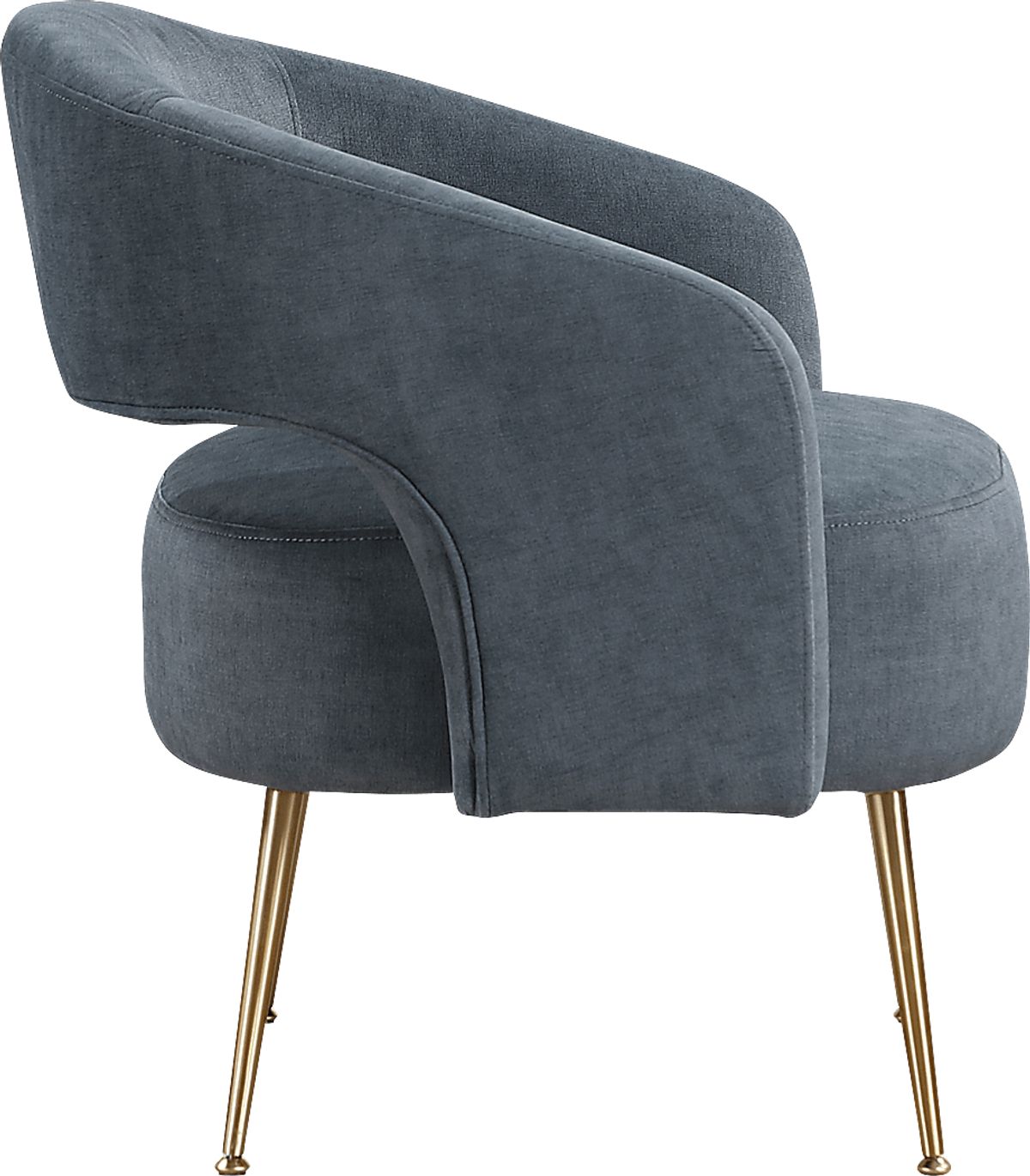 Kayi Gray Polyester Fabric Accent Chair | Rooms to Go