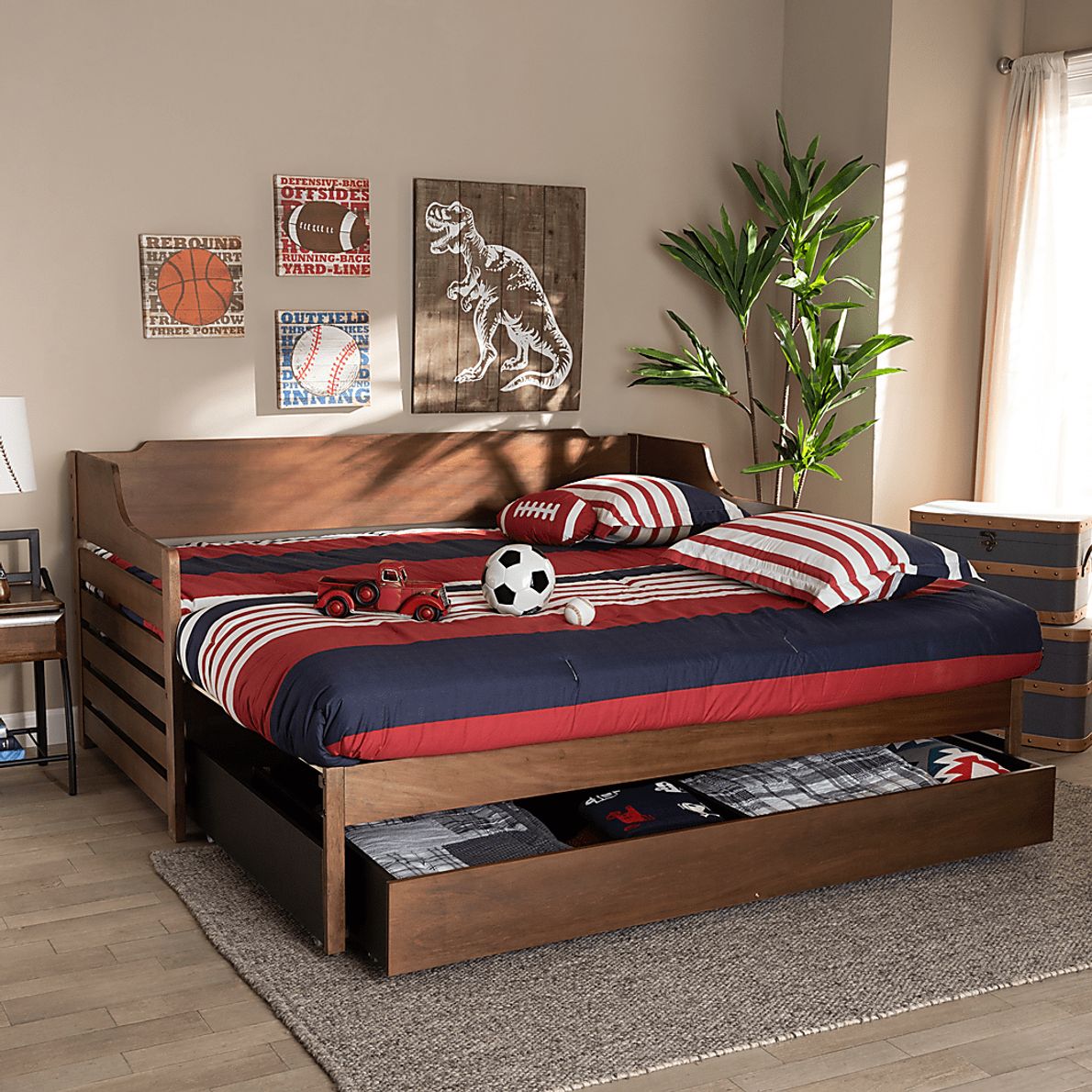 Kayneta Brown Daybed - Rooms To Go