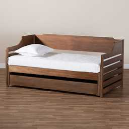 Kayneta Brown Dark Wood Daybed | Rooms to Go
