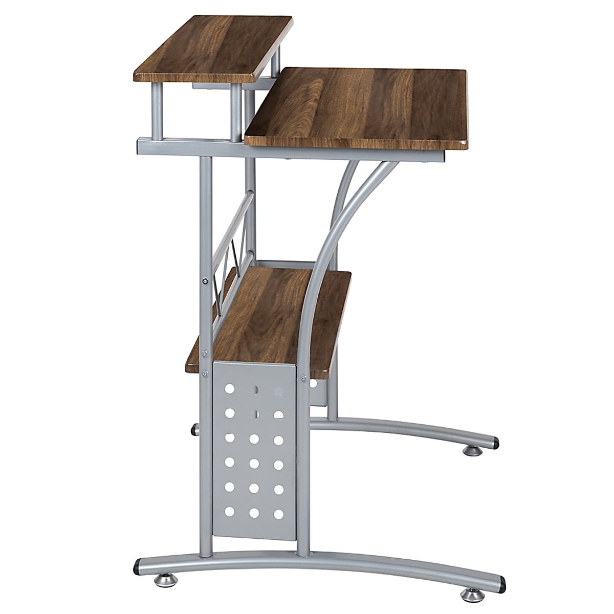 Keagon Walnut Dark Wood Desk | Rooms to Go