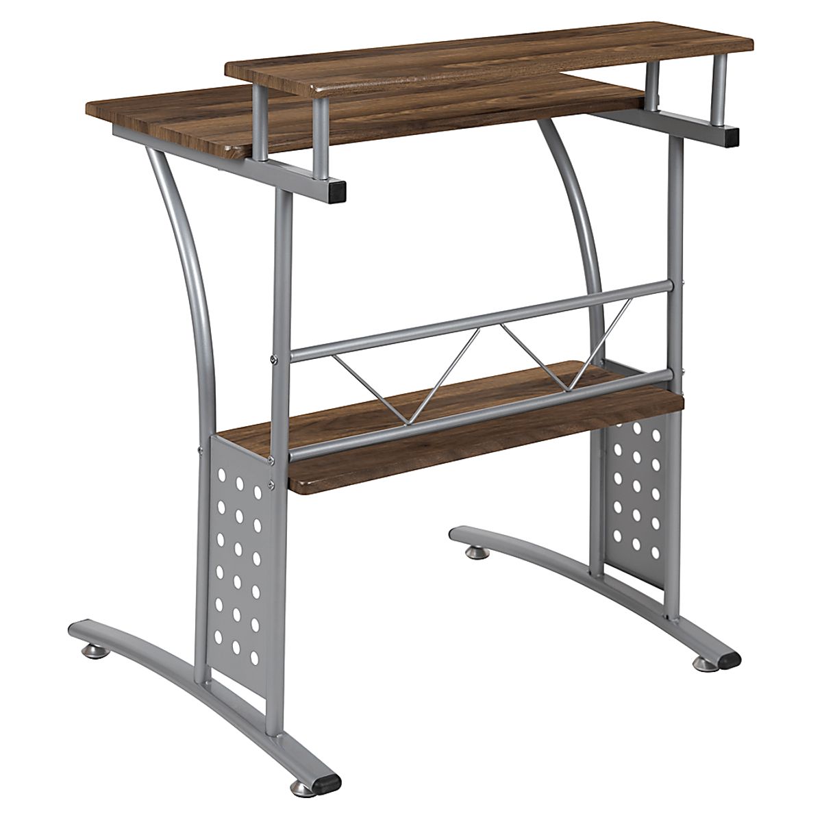 Keagon Walnut Dark Wood Desk | Rooms to Go
