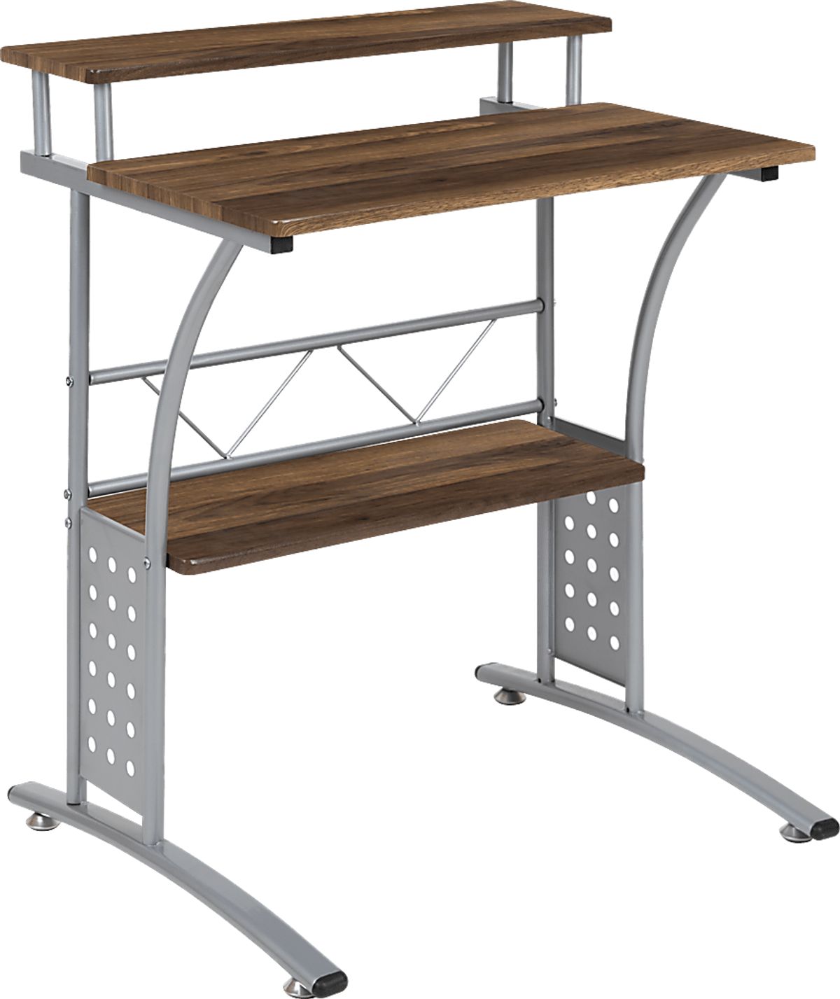 Keagon Walnut Dark Wood Desk | Rooms to Go