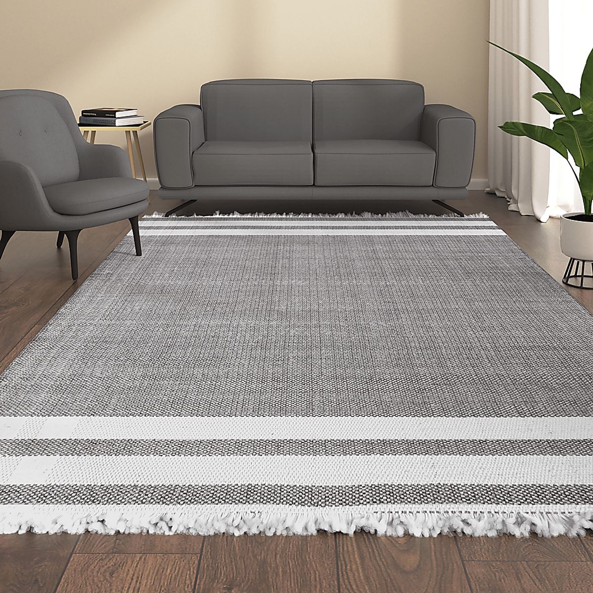 Kebba Gray Rugs | Rooms to Go