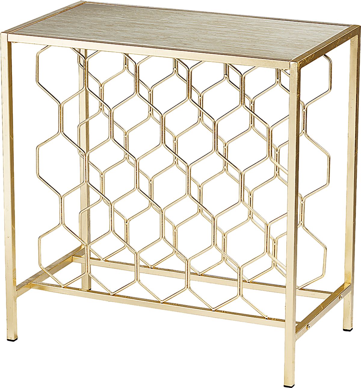 Kedbale Gold,Gray Colors,Gray,Metal Wine Rack | Rooms to Go