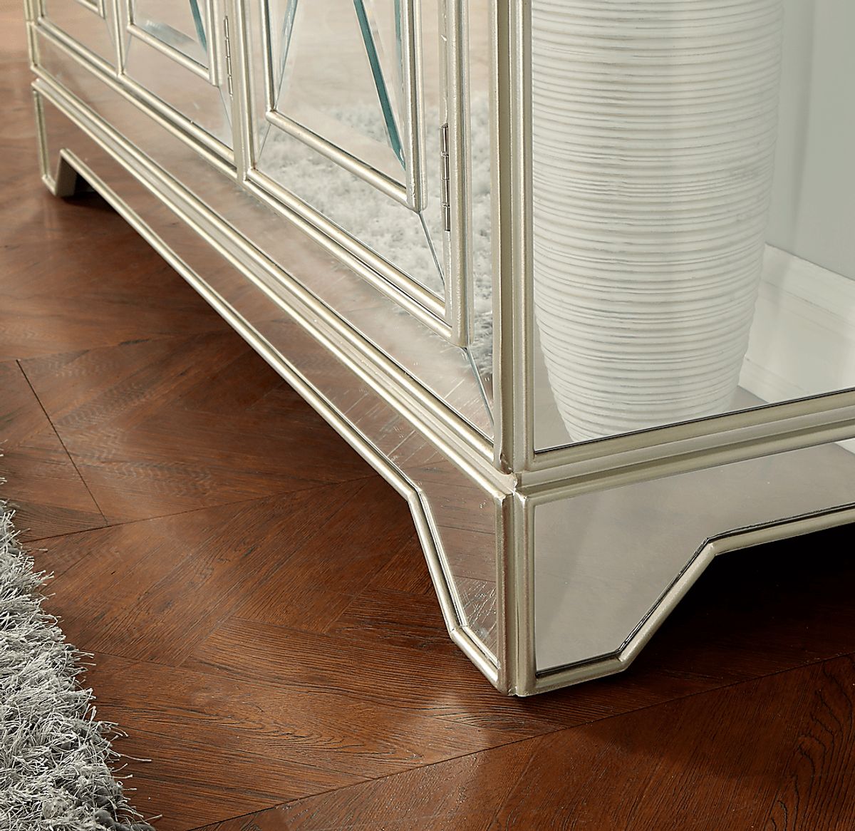 Kedgewick Gold Colors,Metal Accent Cabinet | Rooms to Go