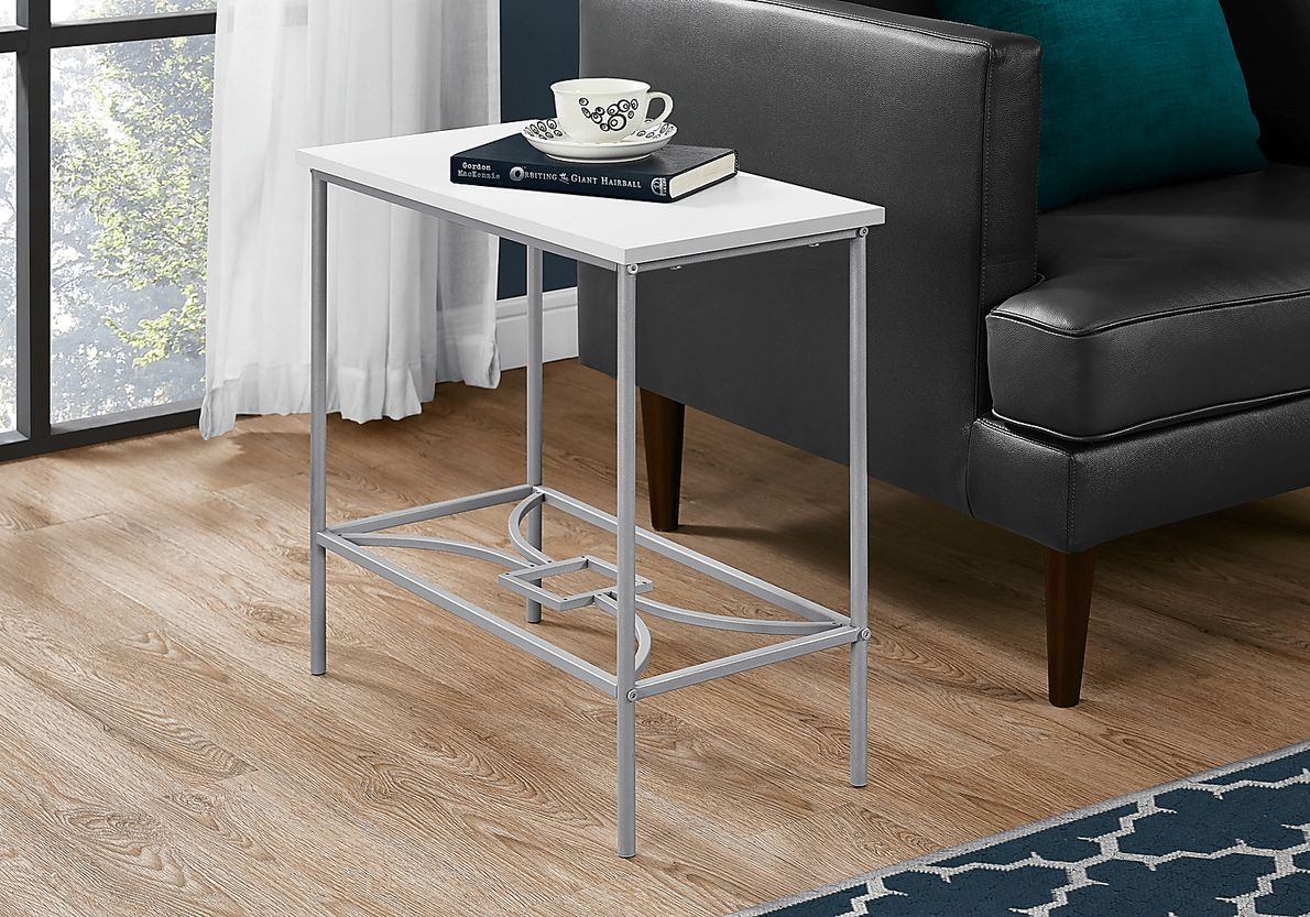 Kedington White End Table - Rooms To Go