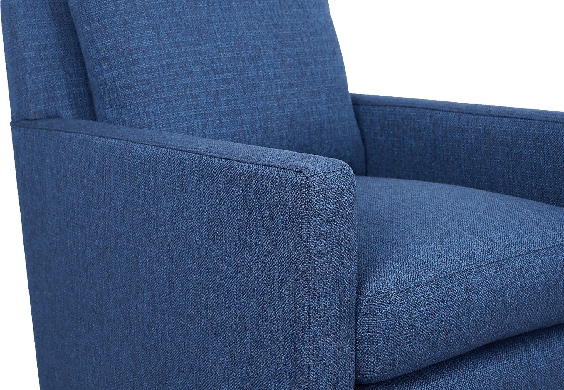 Kelfield Blue Polypropylene Fabric Swivel Chair | Rooms to Go