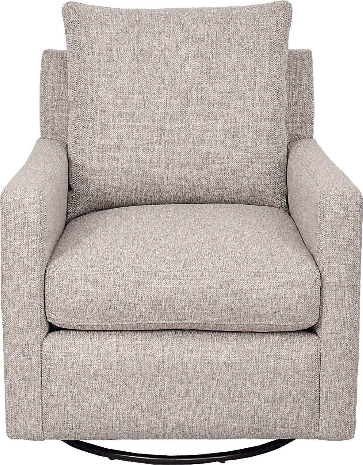 Kelfield Gray Polypropylene Fabric Swivel Chair | Rooms to Go