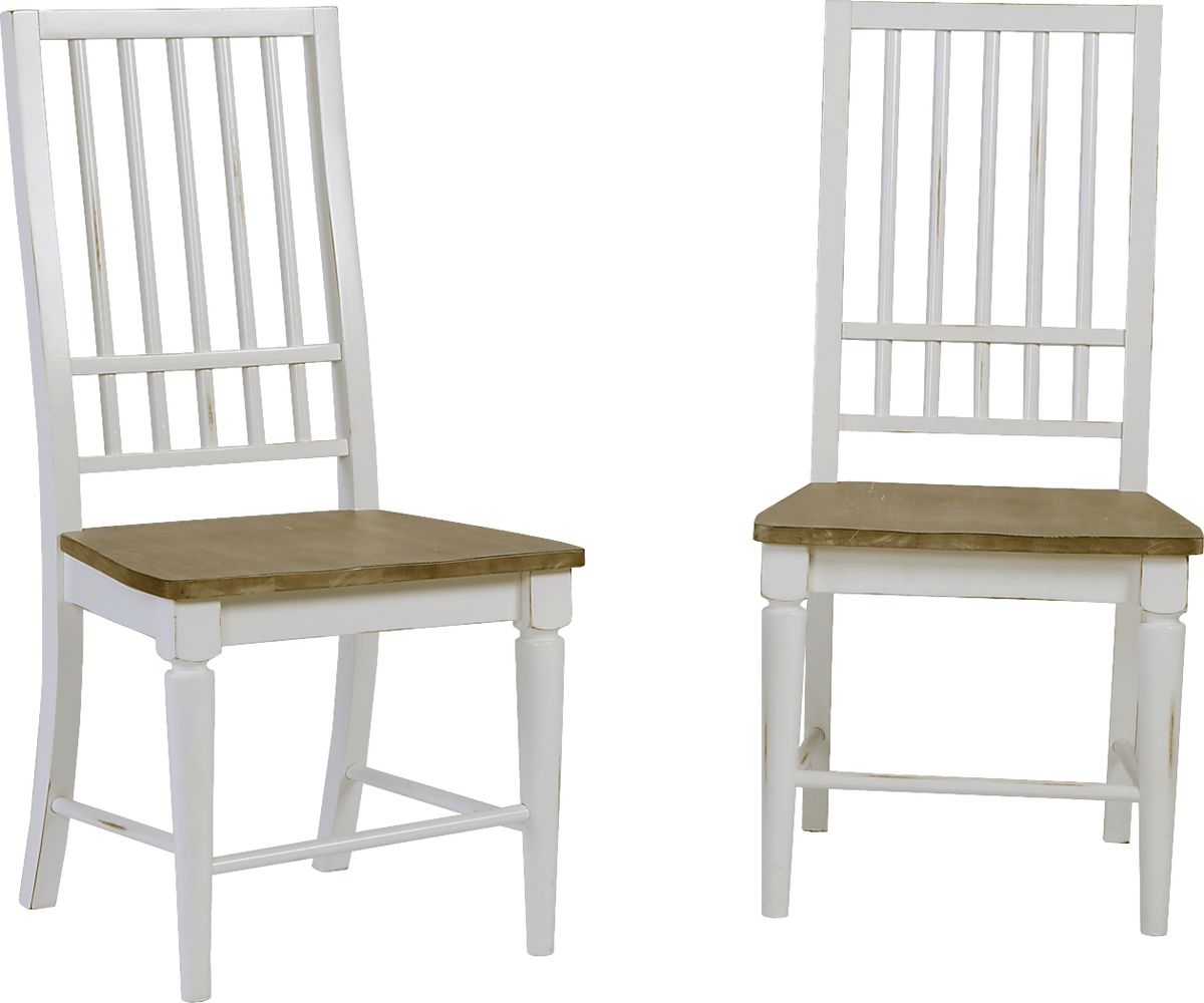 Kellisha White Colors,White Dining Chair, Set Of 2 | Rooms to Go