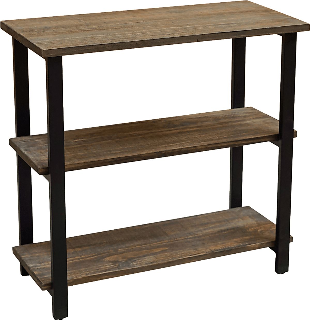 Kenarra I Brown Dark Wood 2-Shelf Bookcase | Rooms to Go