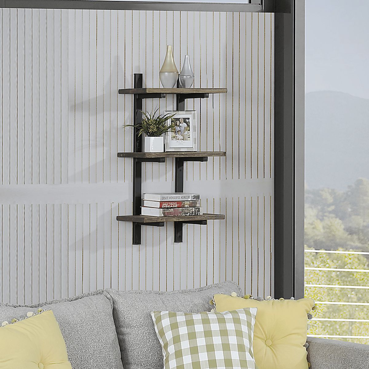 Kenarra I 3-Shelf Wall Shelf | Rooms to Go
