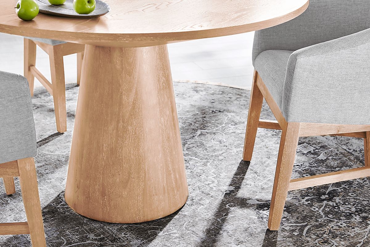 Kendall Natural Light Wood 48" Dining Table | Rooms to Go