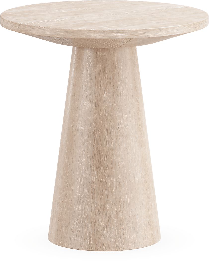Kendall Natural Light Wood Round Cocktail Table | Rooms to Go