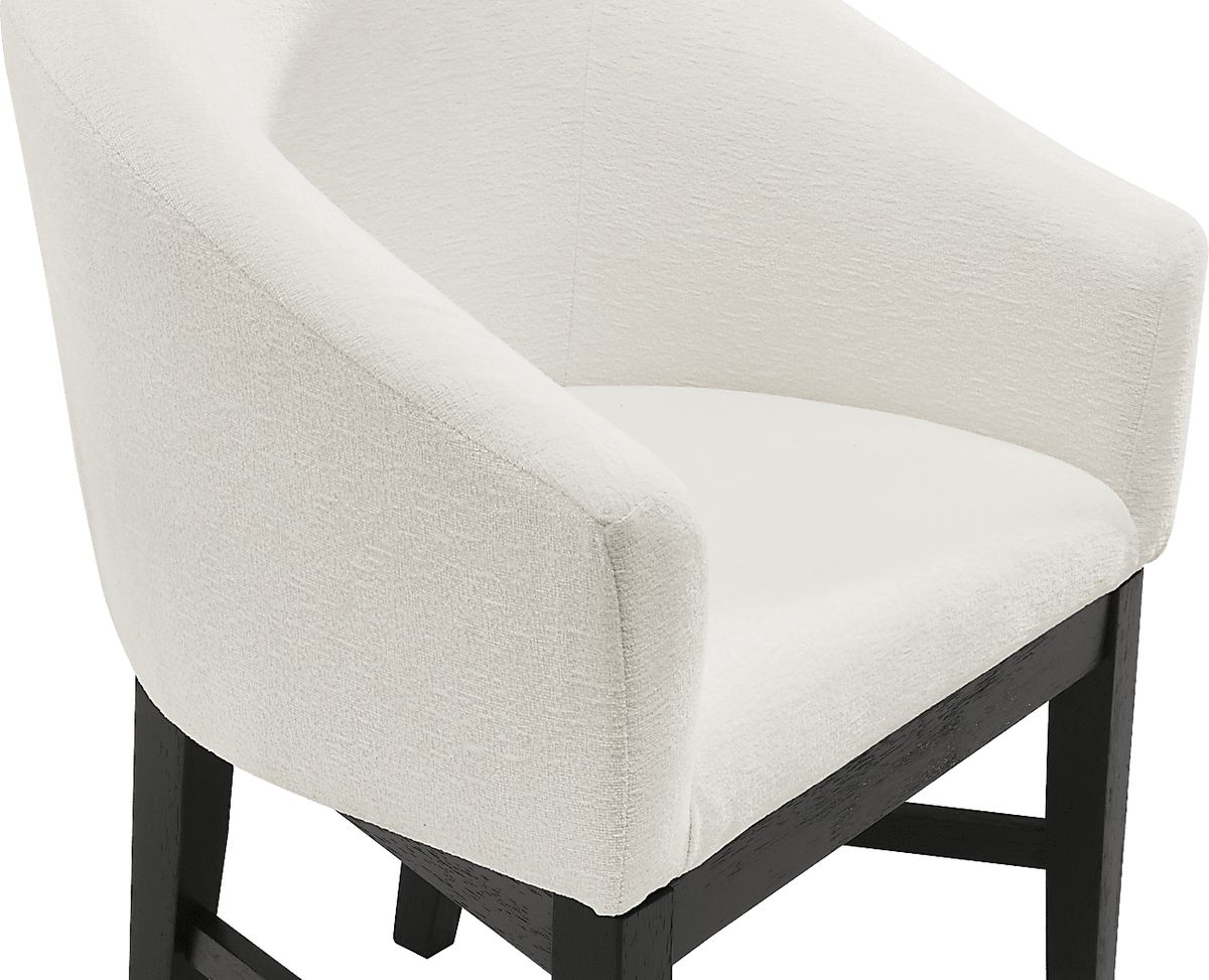 Kendall 5 Pc Black Black,Colors White Dining Room Set With 48" Dining ...