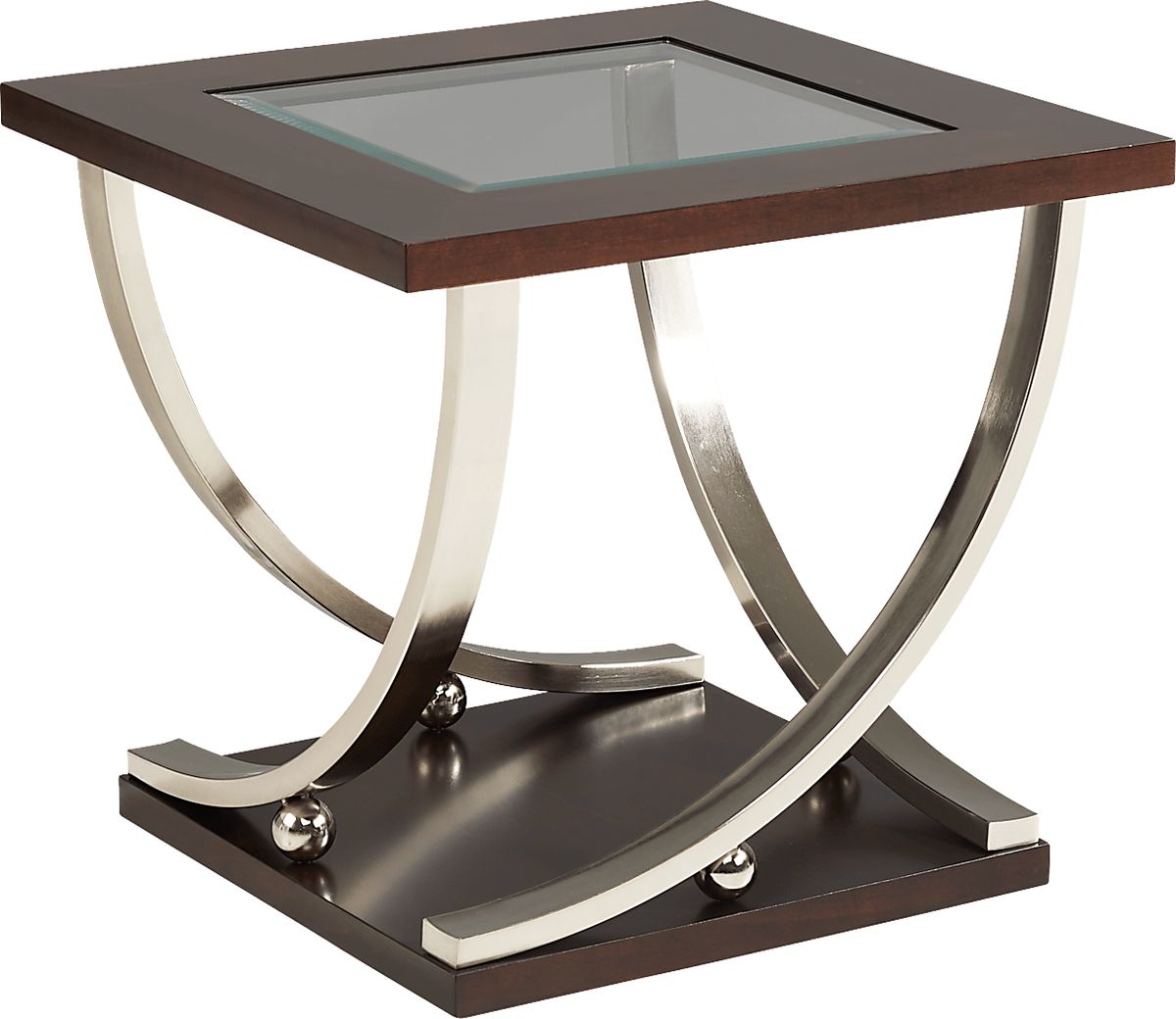 Kendare Brown Cherry Dark Wood End Table | Rooms to Go