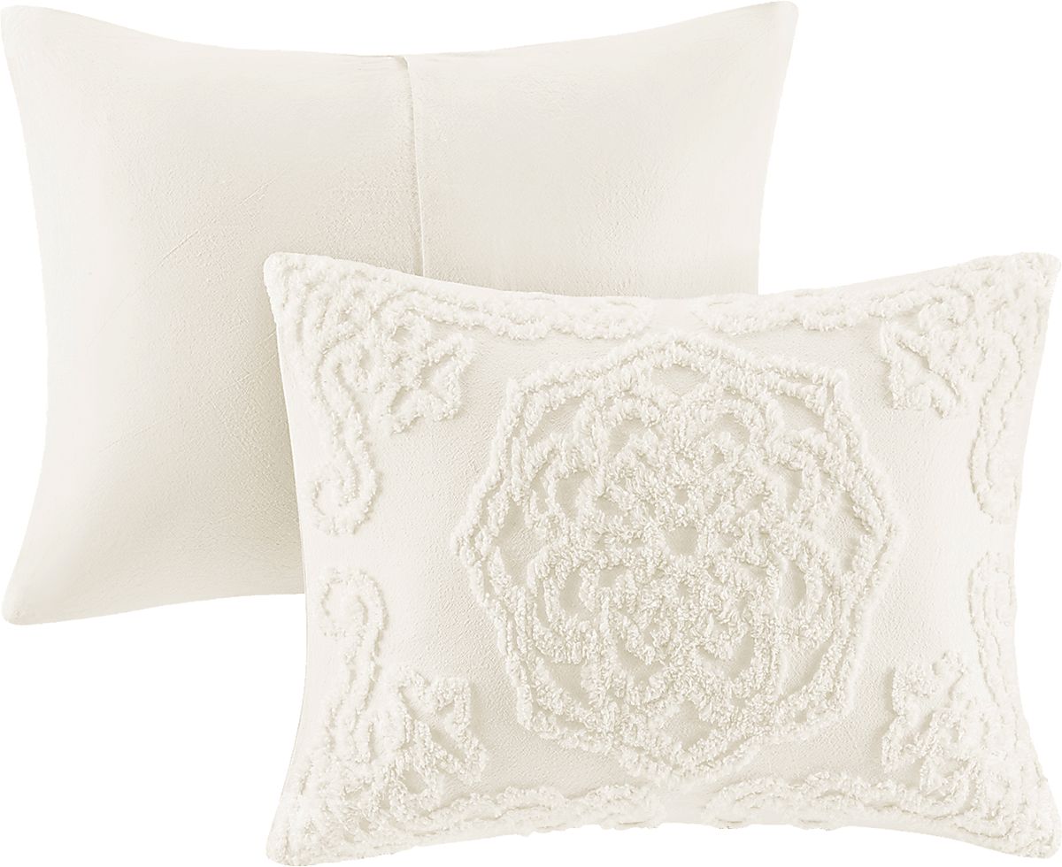 Kerlee White Cotton Fabric 2 Pc Twin/Twin XL Coverlet Set | Rooms to Go