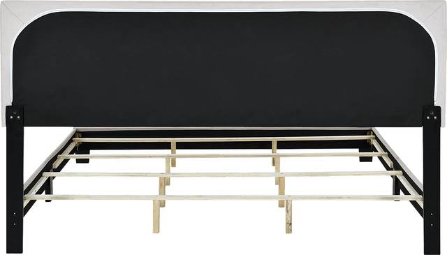 Kernite Gray Light Polyester Fabric Queen Bed | Rooms to Go