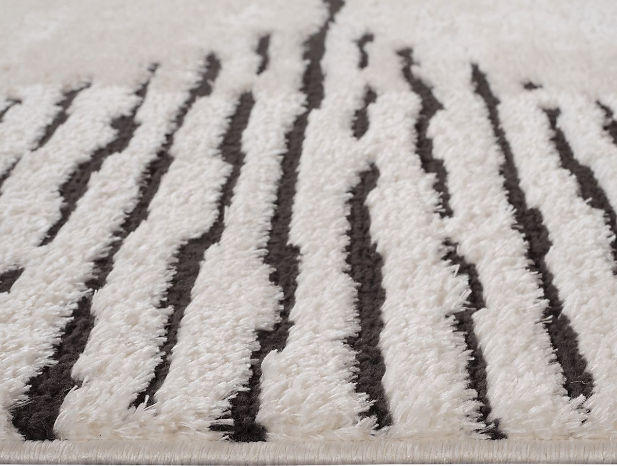 Kerone Black,White Rugs | Rooms to Go