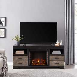 Kerrybrook I Brown Dark Wood 59 in. Console | Rooms to Go