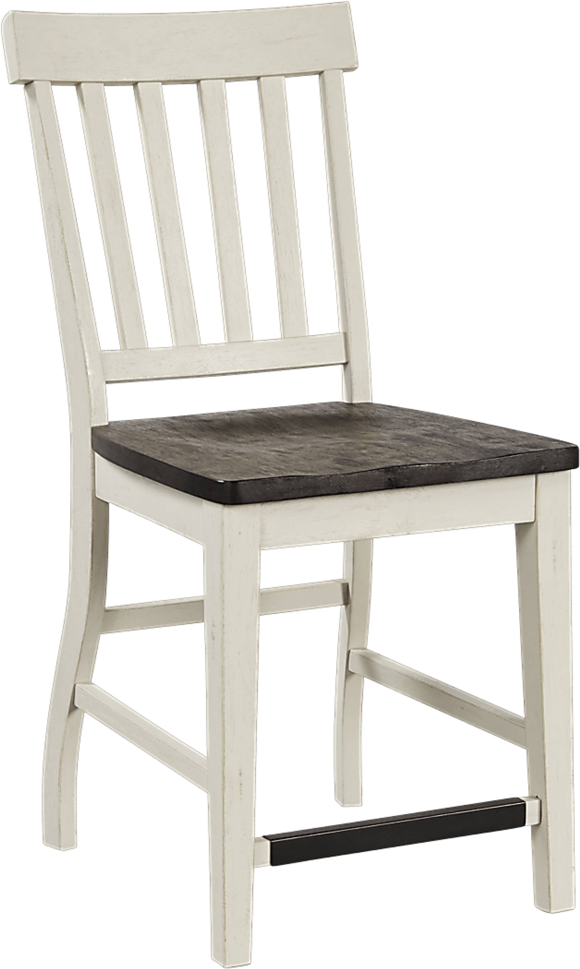 Keston 7 Pc White Colors,White Dining Room Set With Counter Height ...