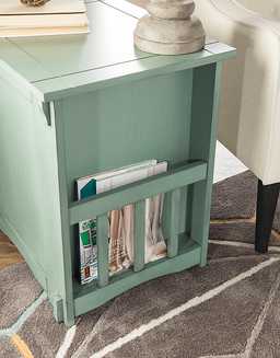 Ketura Teal Colors End Table | Rooms to Go