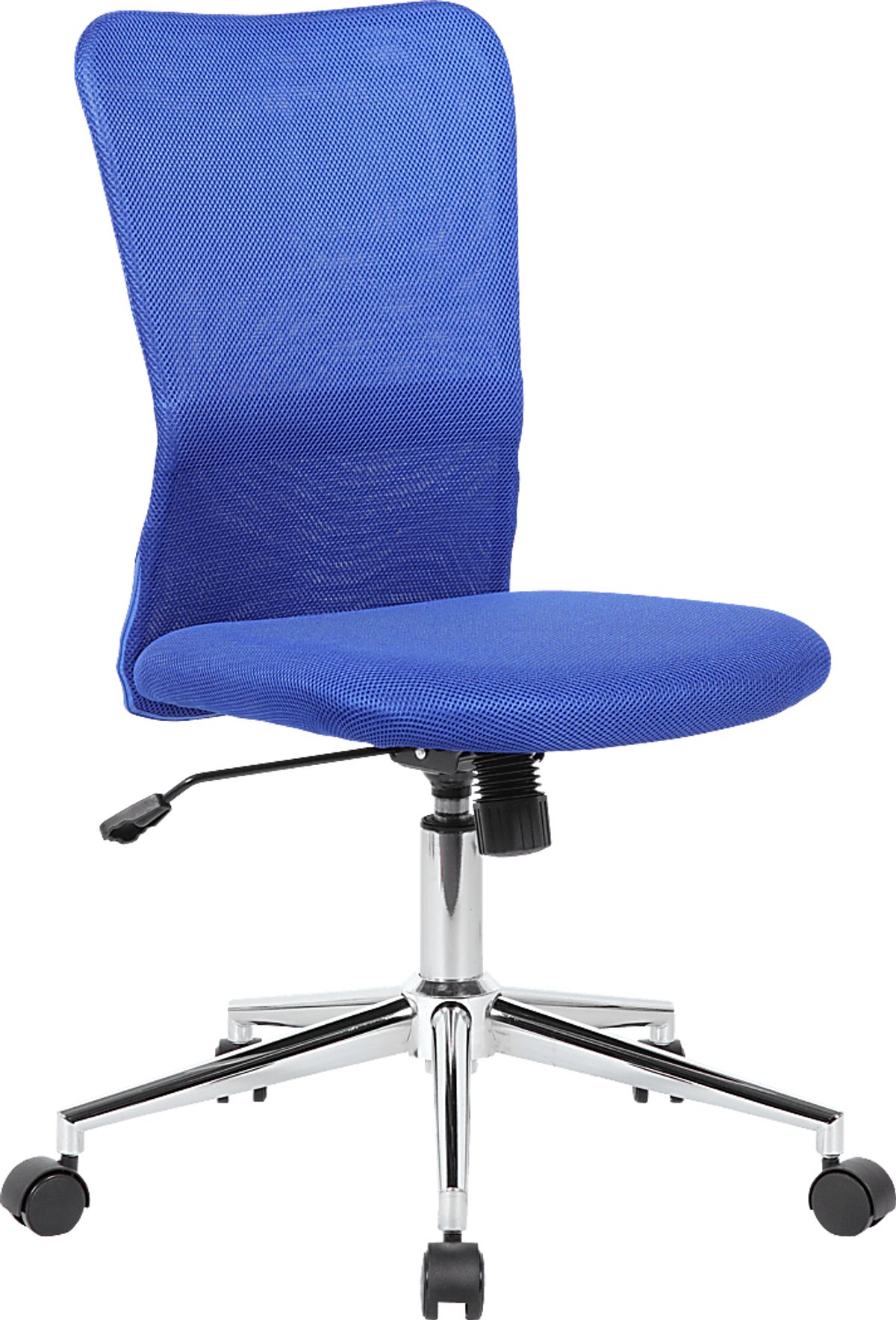 Achieve Blue Polyester Fabric Desk Chair | Rooms to Go