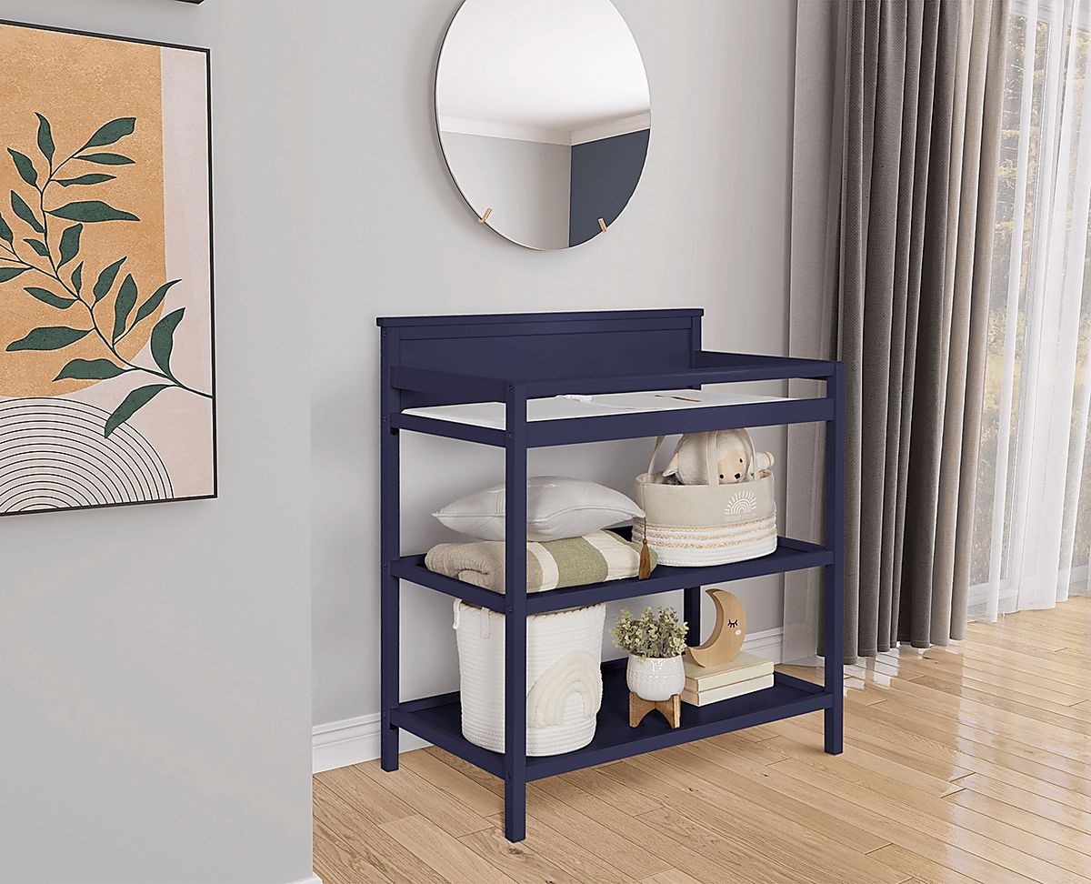Aestiva Navy Colors Changing Table | Rooms to Go