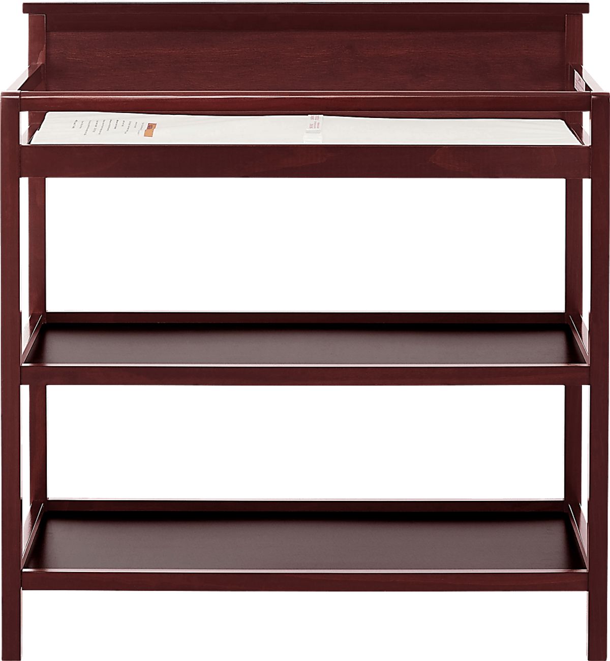 Aestiva Cherry Dark Wood Changing Table | Rooms to Go
