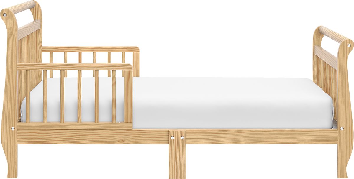 Agoasi Natural Beige,White Toddler Bed | Rooms to Go
