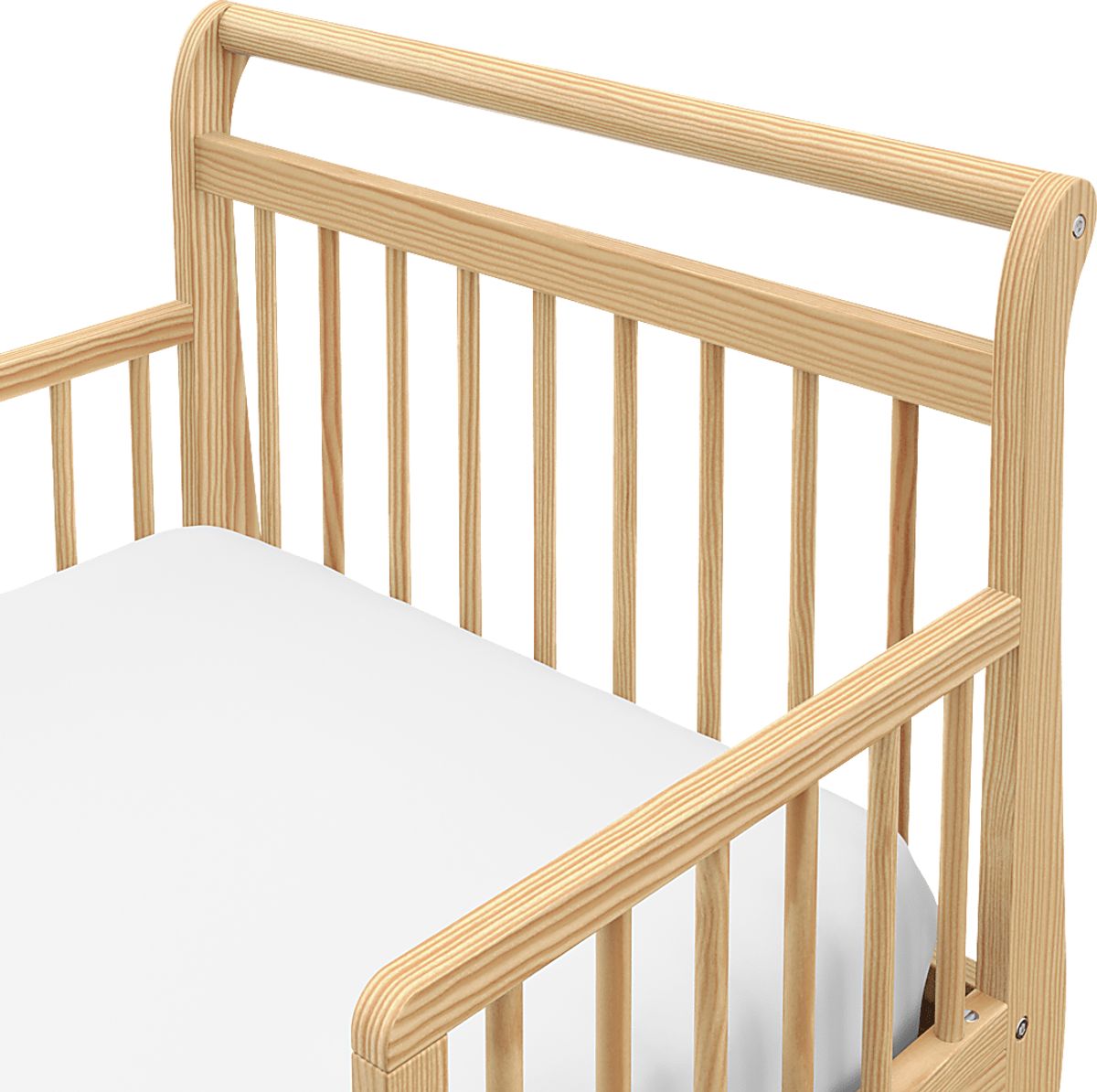 Agoasi Natural Beige,White Toddler Bed | Rooms to Go