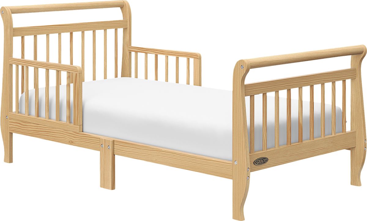 Agoasi Natural Beige,White Toddler Bed | Rooms to Go