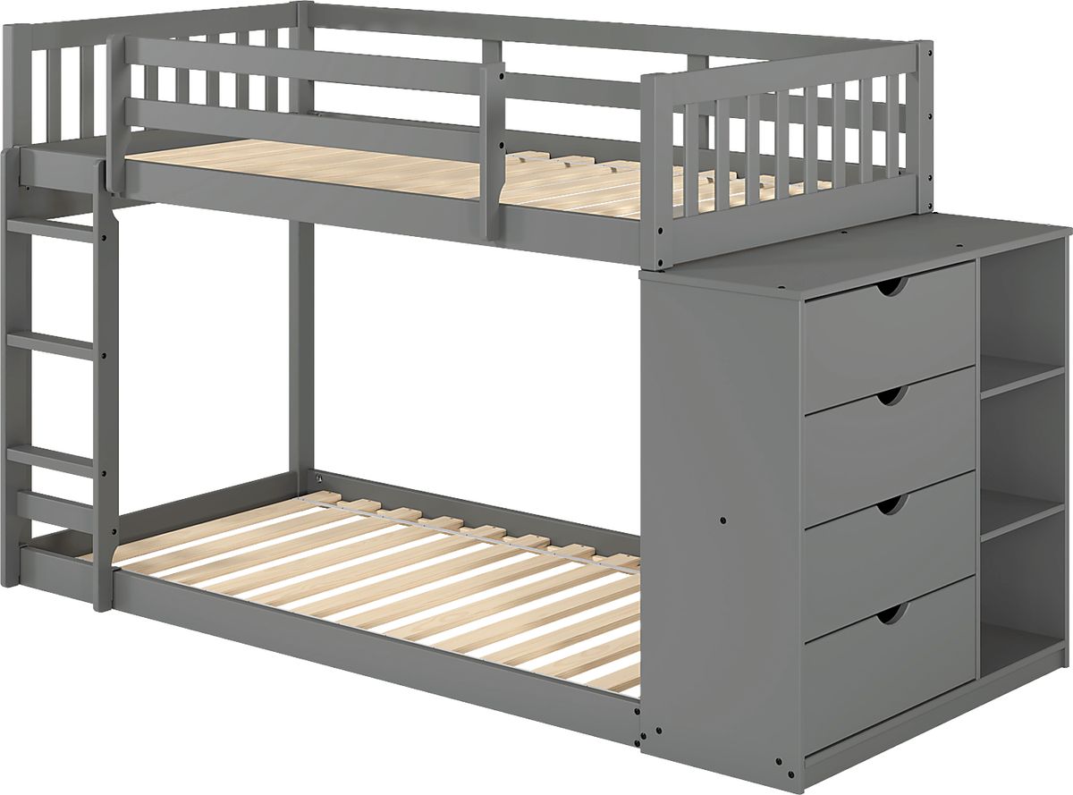Aklina Twin/Twin Bunk Bed With Dresser | Rooms to Go