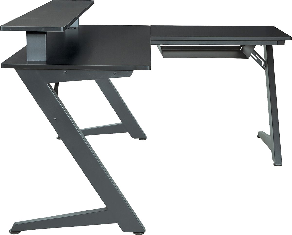 Antinous Black Black,Colors Gaming Desk | Rooms to Go