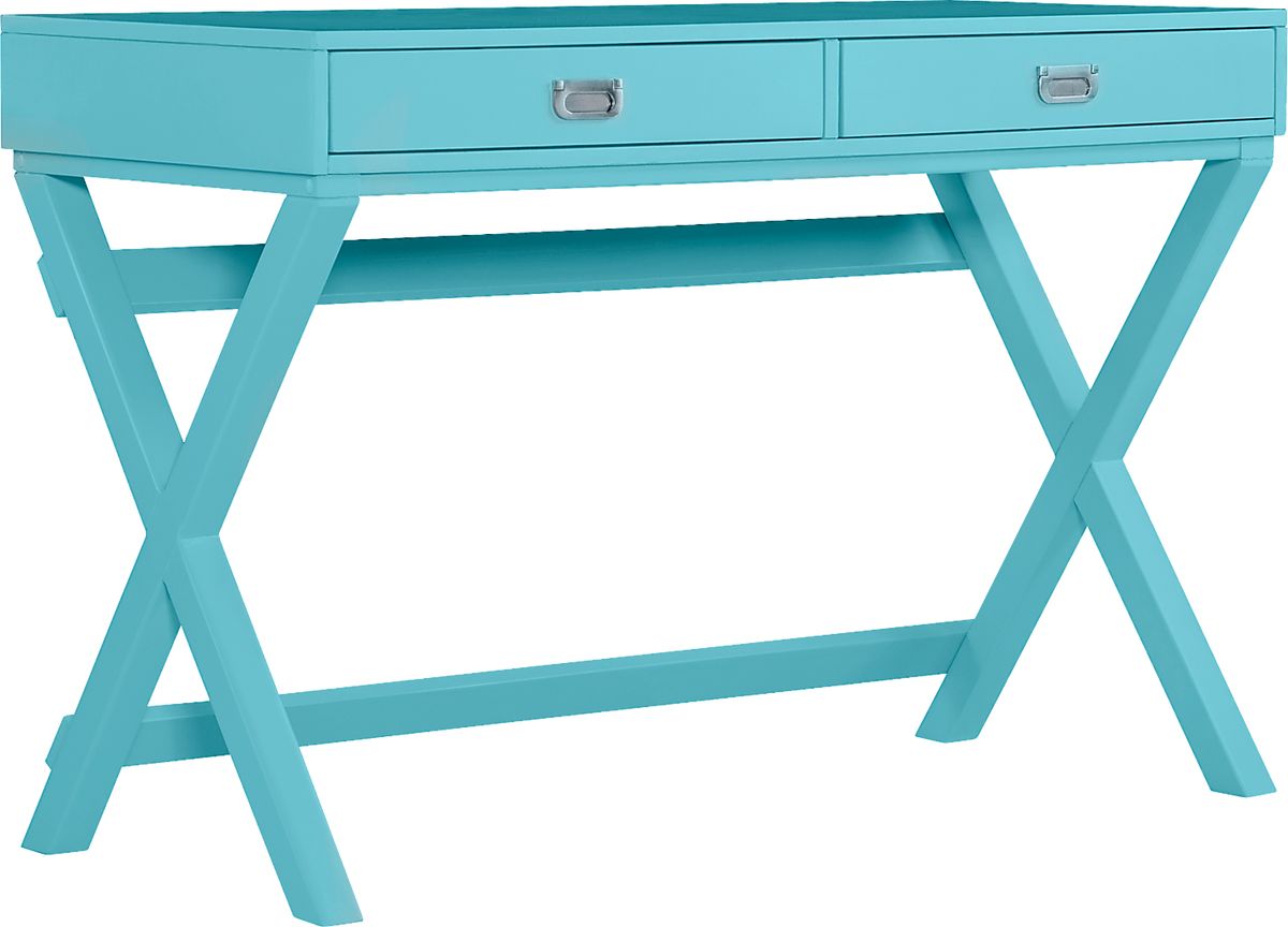 Aranya Blue Colors Desk | Rooms to Go