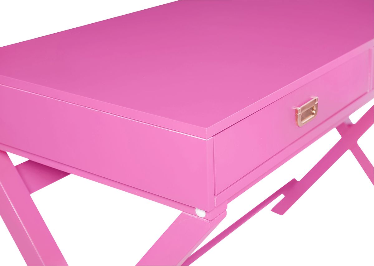 Aranya Pink Colors Desk | Rooms to Go