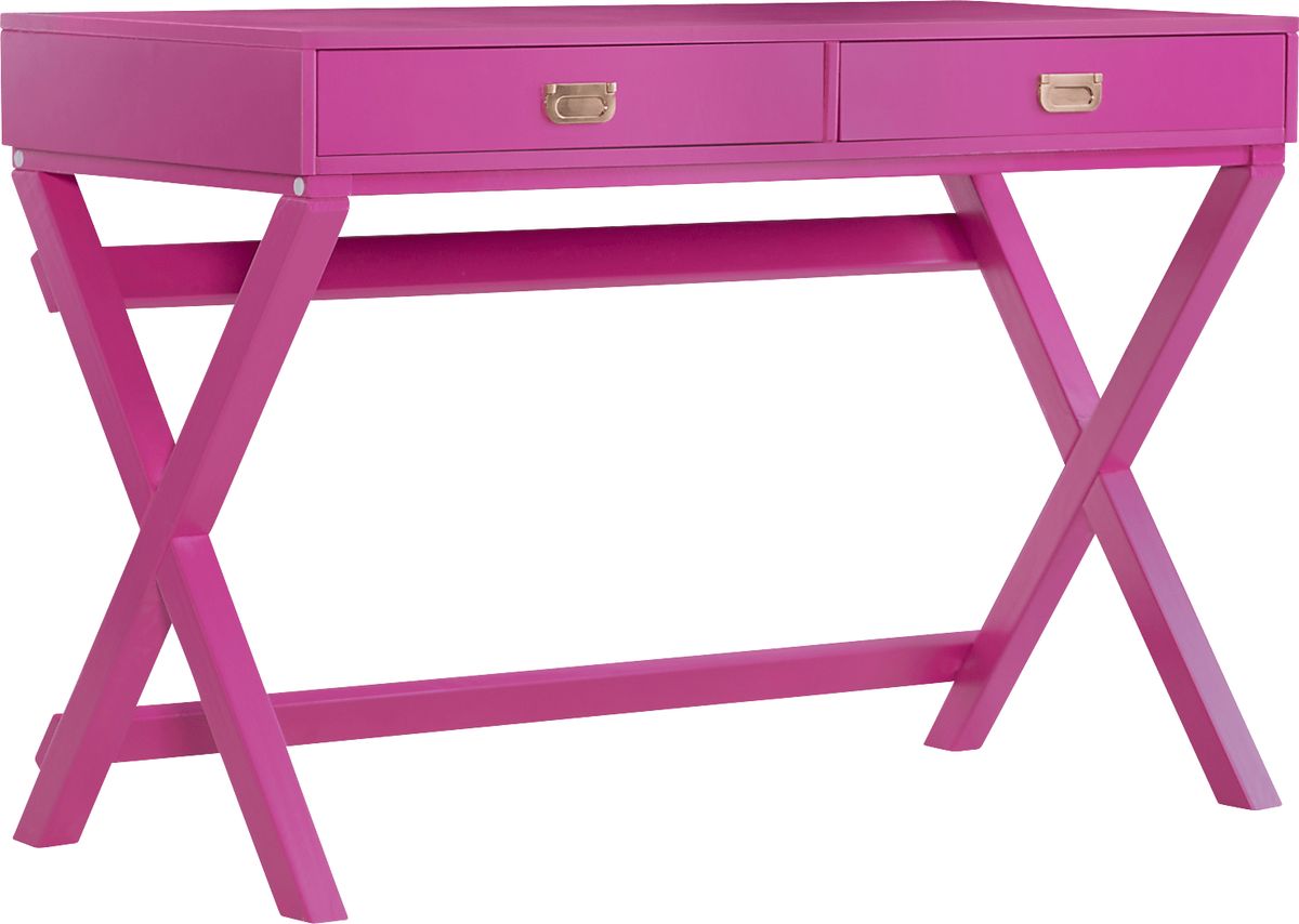 Aranya Pink Colors Desk | Rooms to Go