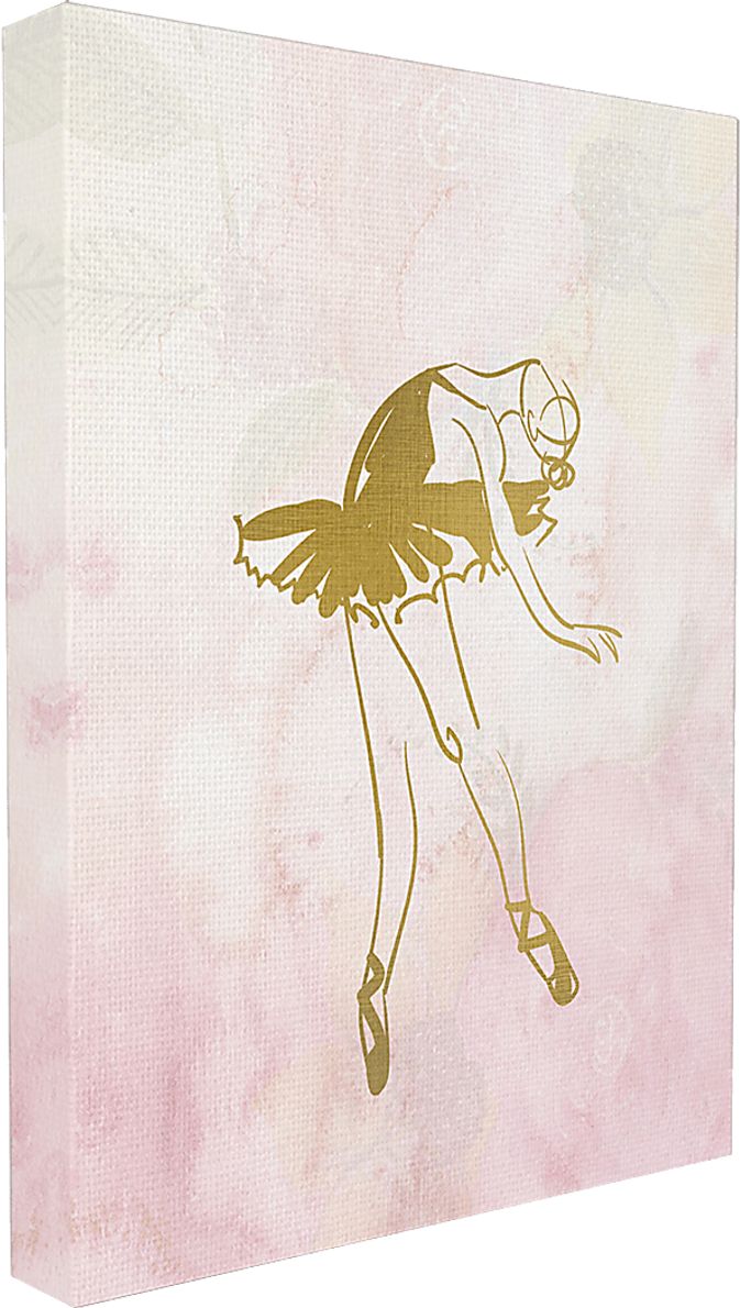 Kids Ballerina Ballet Pose Part II Artwork - Rooms To Go