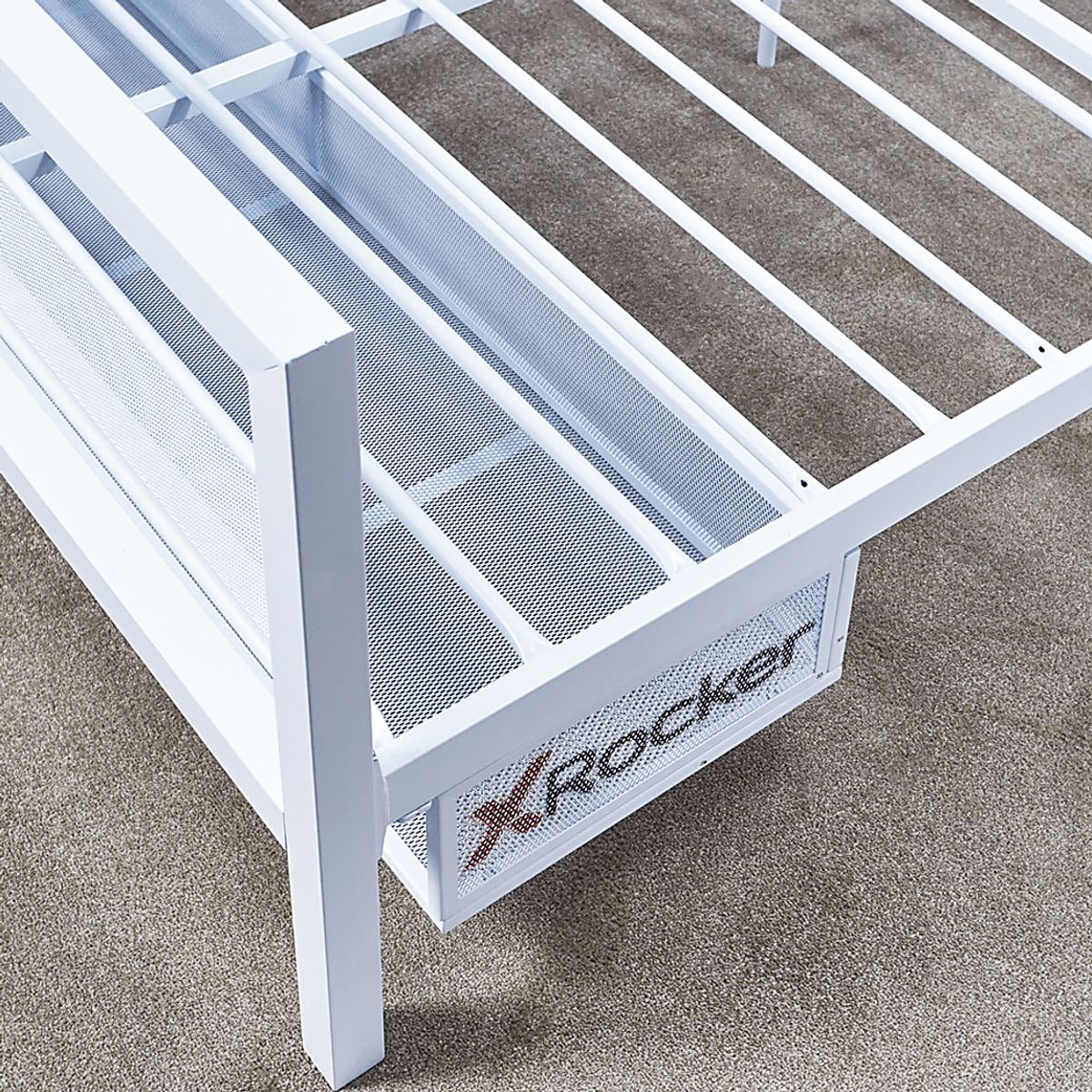 Basecamp White Colors,White Full Size Gaming Bed | Rooms to Go