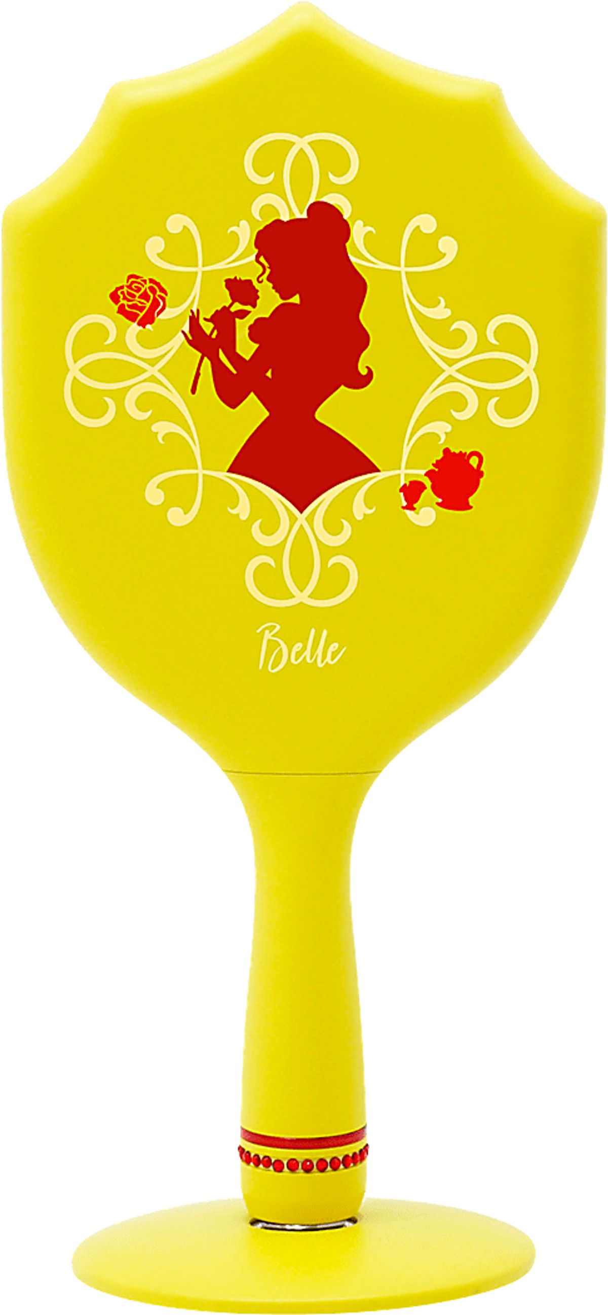 Belle Led Handheld Mirror Yellow | Rooms to Go