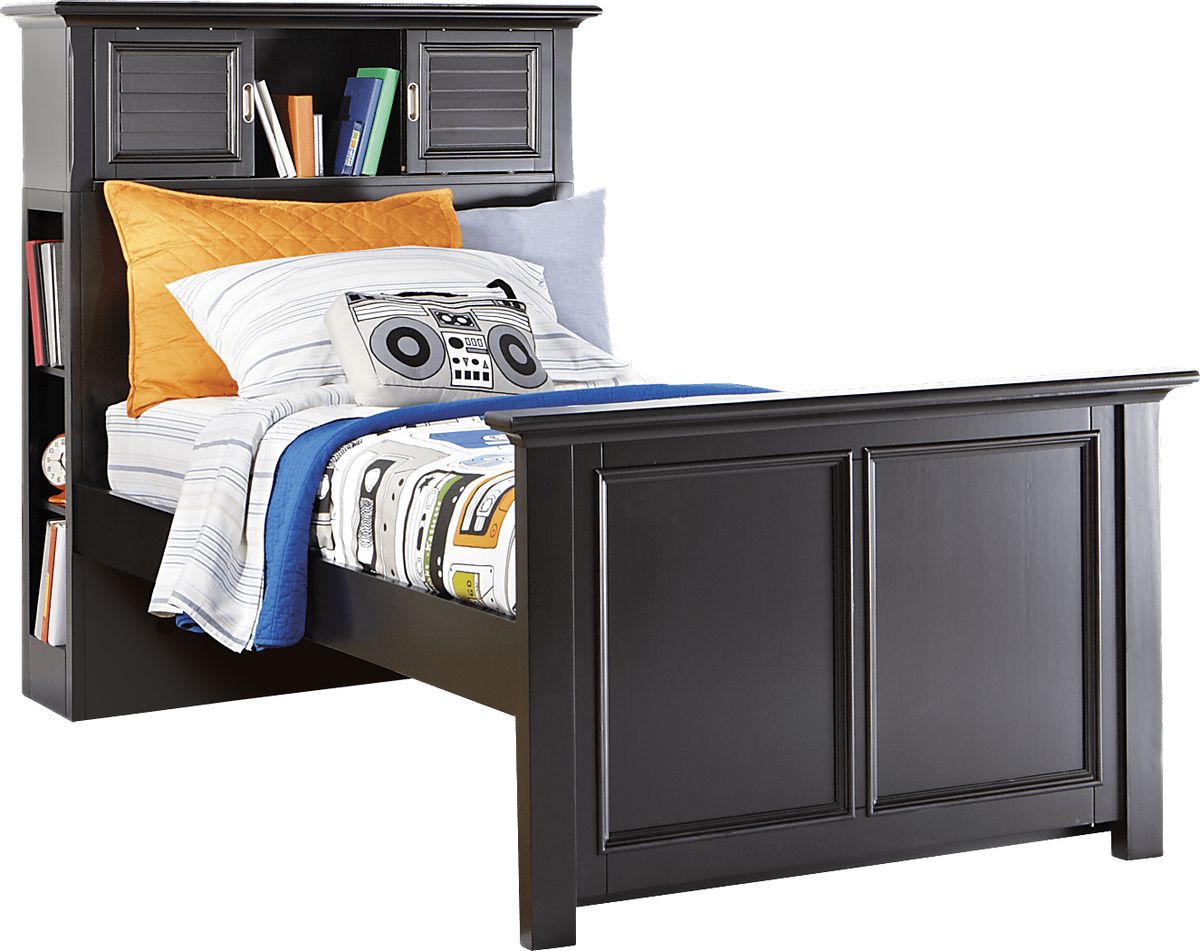 Belmar Black Black,Colors 3 Pc Twin Bookcase Bed | Rooms to Go