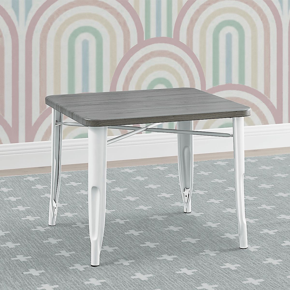 Bilsai Gray,White Colors,Gray,White Table | Rooms to Go