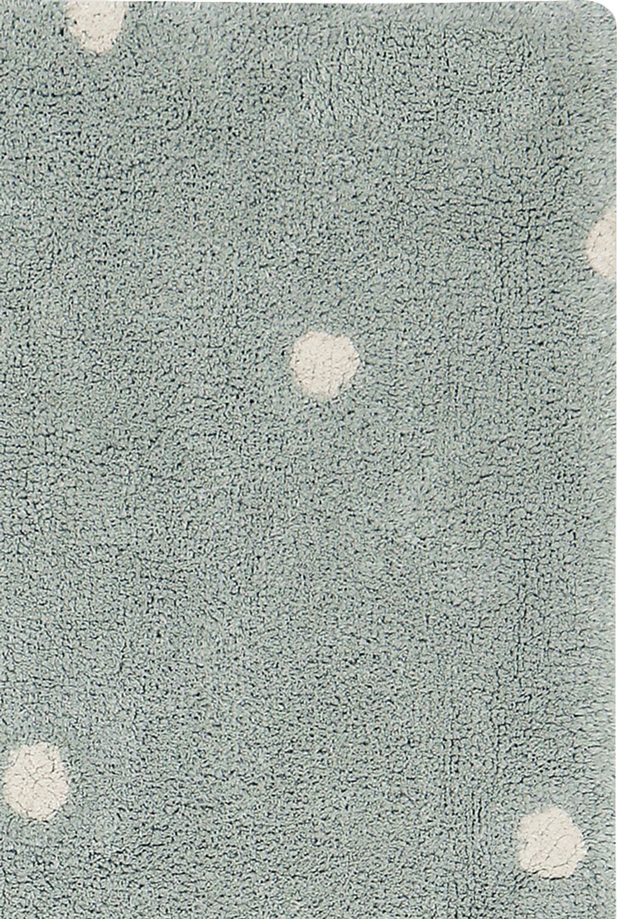 Mini Dot Blue Rug | Rooms to Go