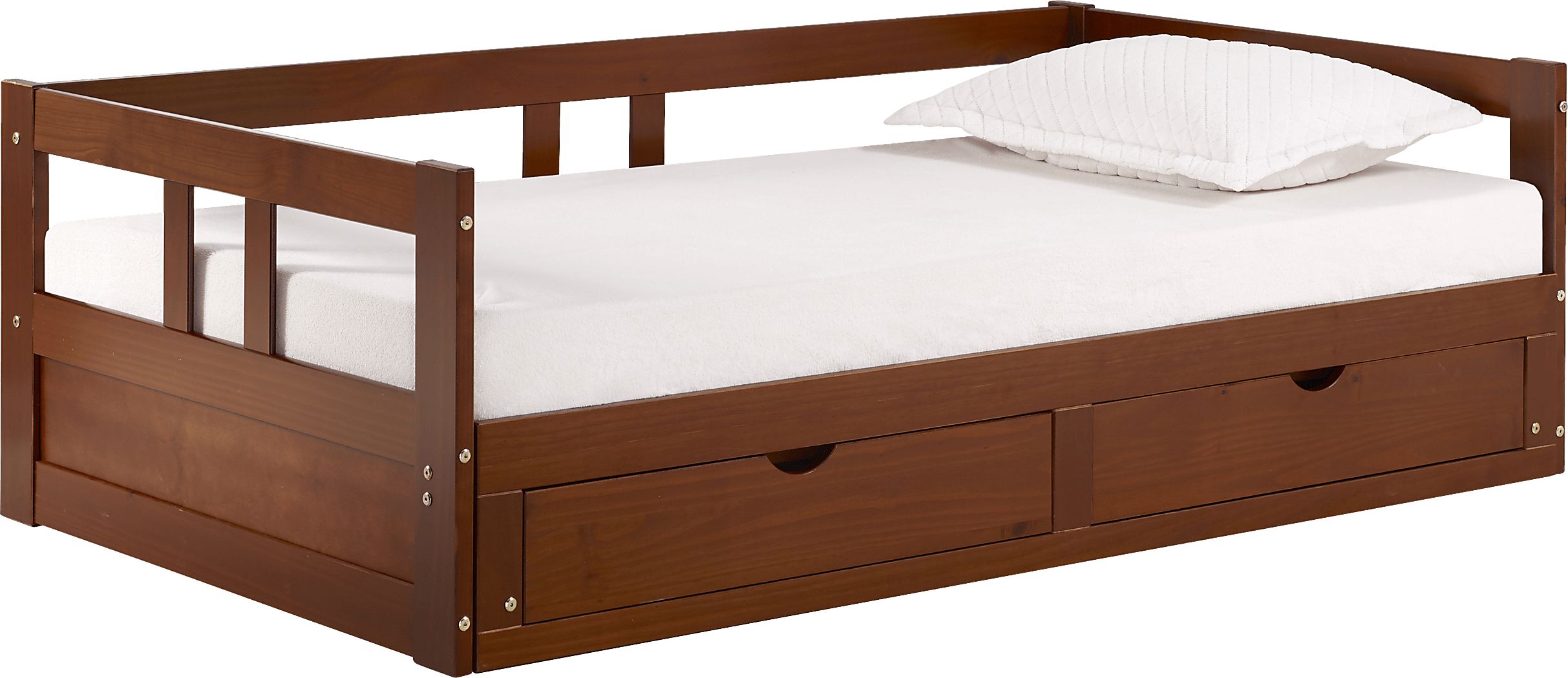Brigan Chestnut Dark Wood Twin Daybed | Rooms to Go