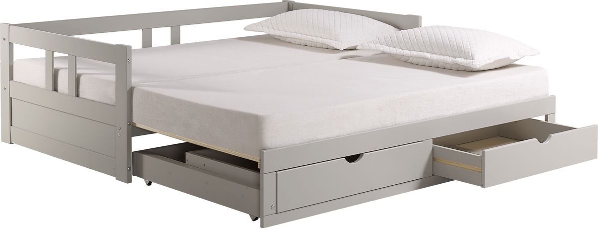 Brigan Dove Gray Twin Daybed | Rooms to Go