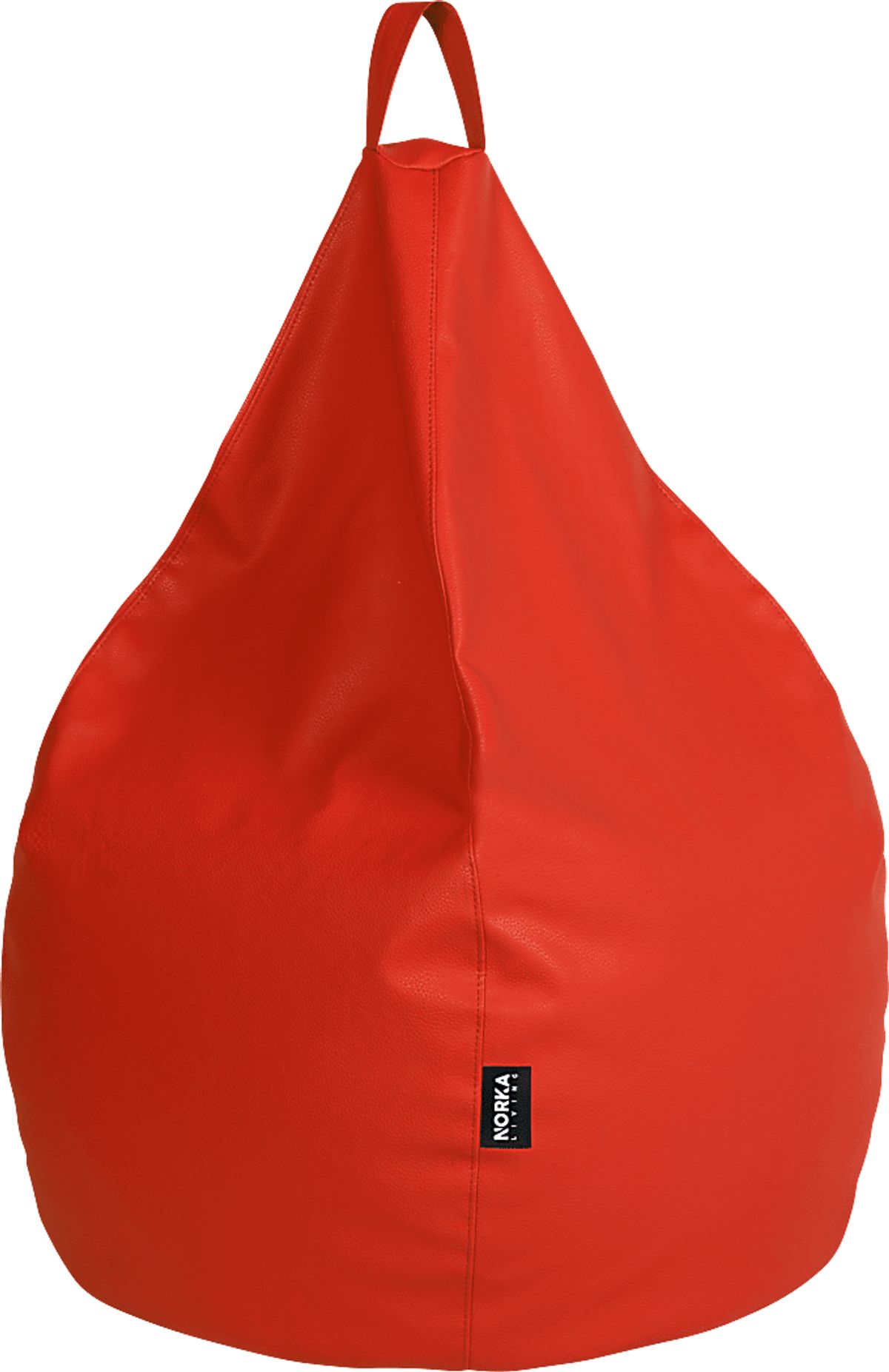 Kids Bright Drop Red Bean Bag | Rooms to Go