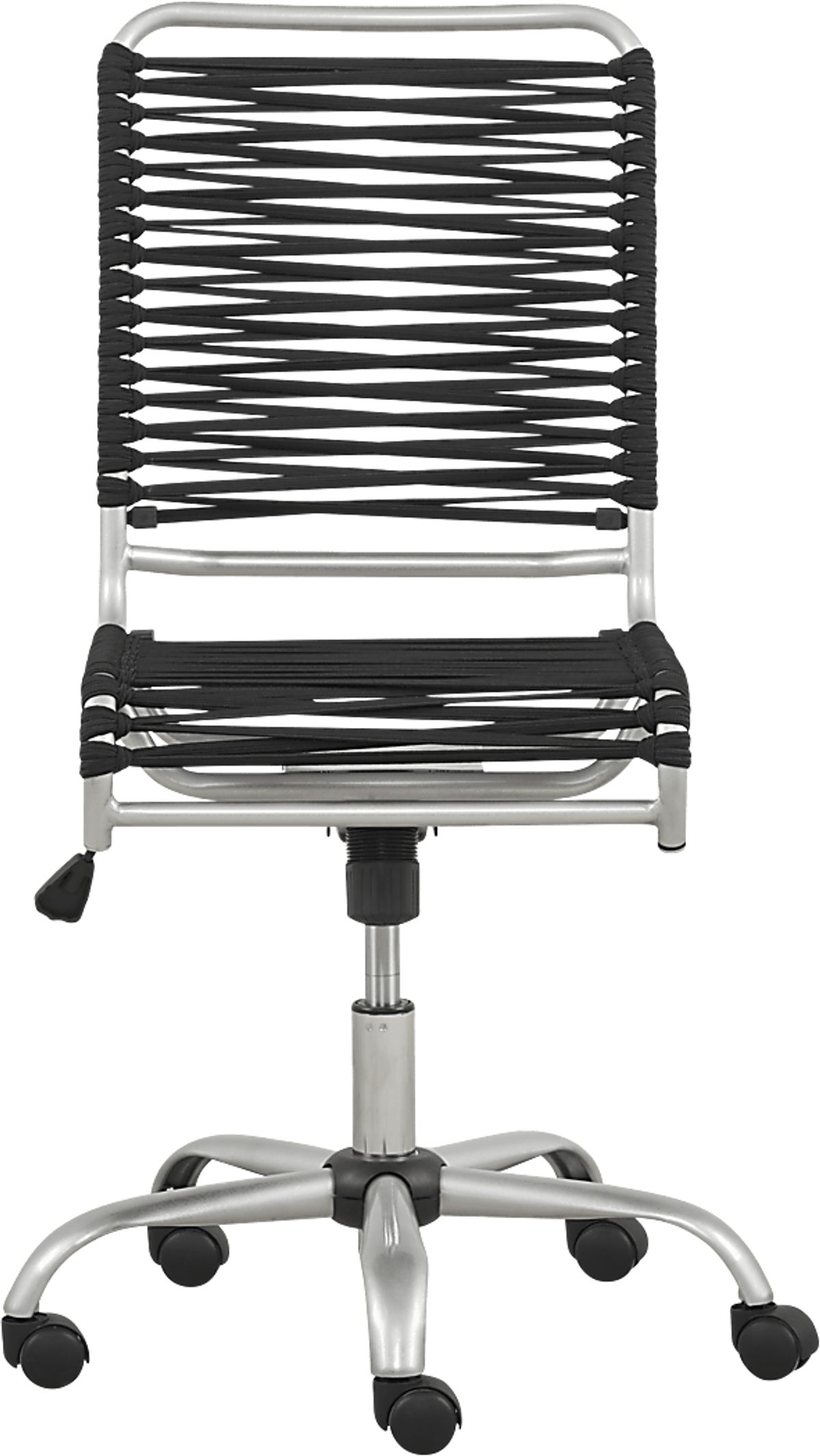 Bungee Twist Black Microfiber Desk Chair | Rooms to Go