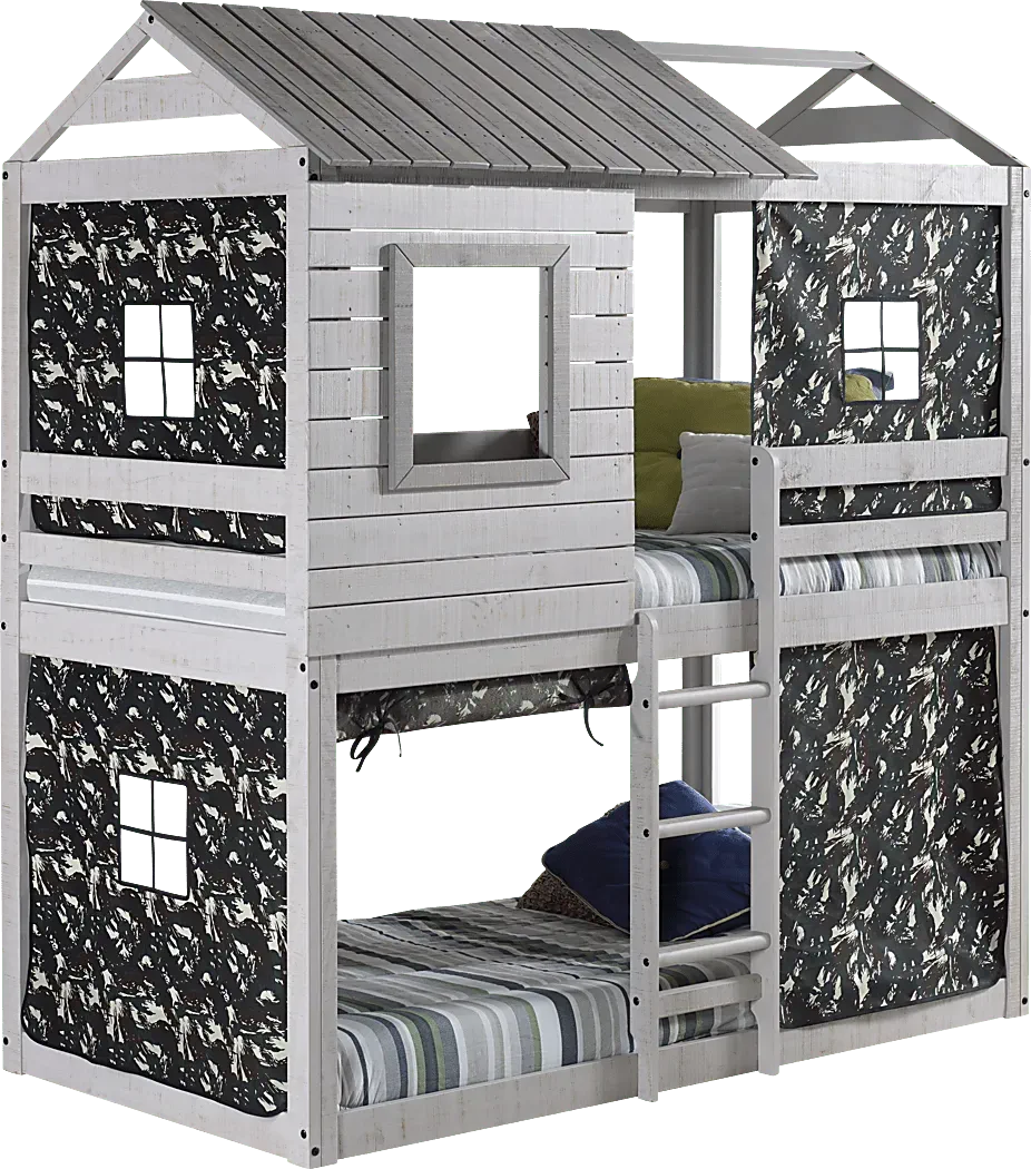 Caely White Colors,White Twin/Twin Bunk Bed | Rooms to Go