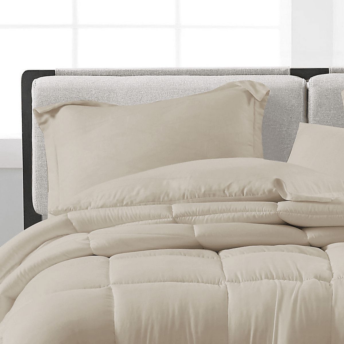 Candy Colors Khaki Beige,Brown Full/Queen Comforter Set | Rooms to Go