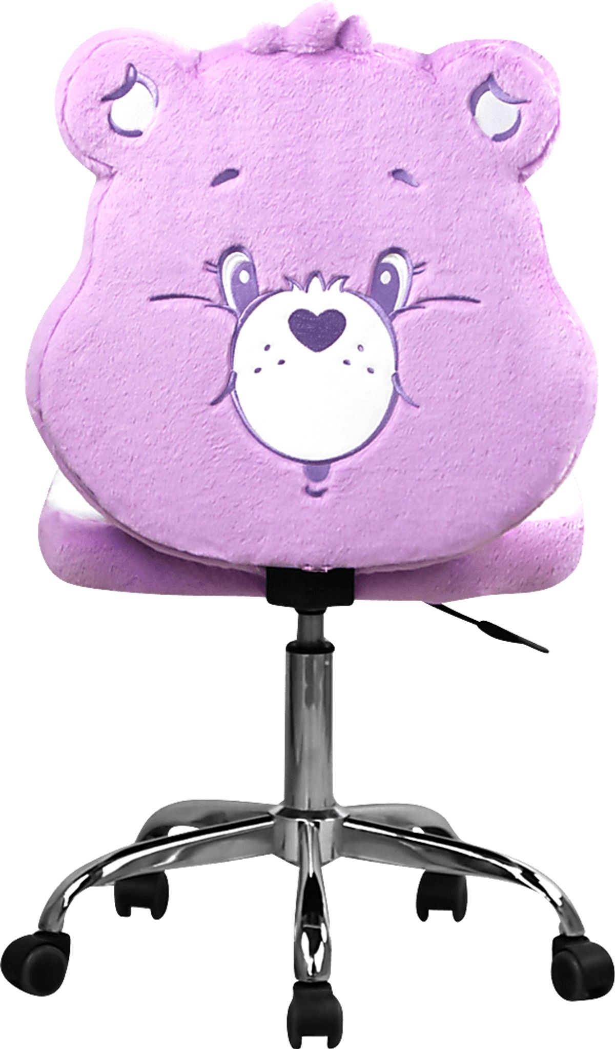 Care Bears Vanity Chair Purple Red Polyester Fabric Desk | Rooms to Go